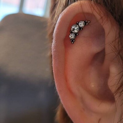 Sword Bat Spider Sun Moon Heart Piercing . Helix Tragus Lobe Snug Conch ...