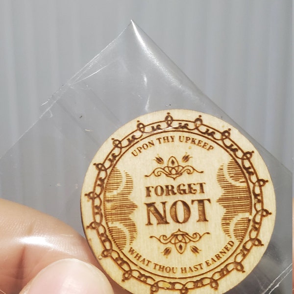 Magic the Gathering Upkeep Reminder Token - MTG Commander Player Gift ...