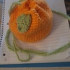 Orange Pouch Crochet Pattern Bag Mini Drawstring Fruit Bag Crochet ...