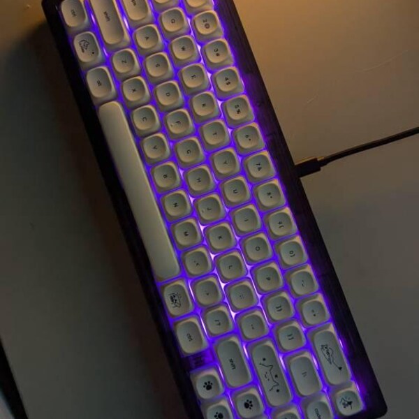 131 Keys Sunset Glow Keycap Set, Floral Keycap Set, Cherry Profile ...