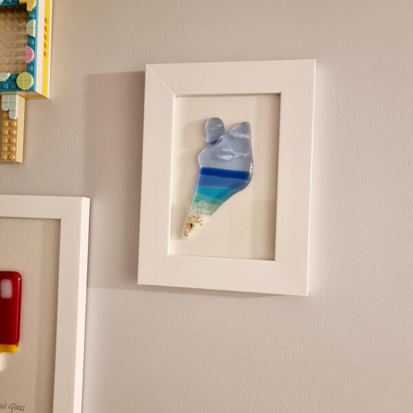 Christmas Tree Fused Glass Decoration With 2 Robins - Etsy UK