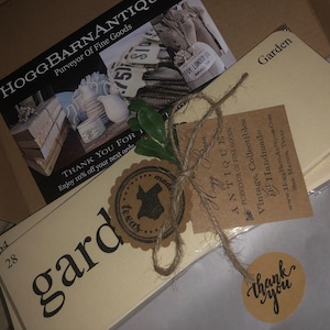 FARMHOUSE Flash Cards LARGE Vintage Inspired Word Flashcard SET of 8 ...