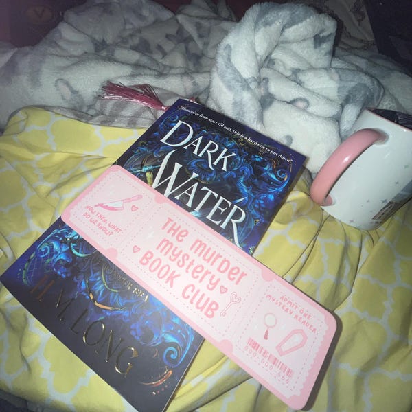 Murder Mystery Book Club Bookmark | Spooky Bookmark | Mystery Thriller ...