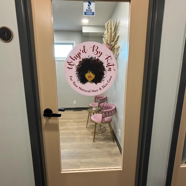 Shop Hours Decal Custom Hour Decal hours With QR Code Custom Storefront ...