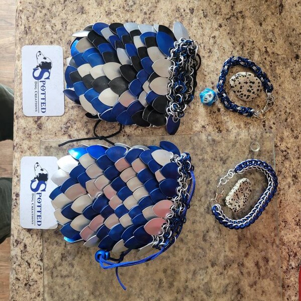 Handmade Chainmail Keychains, Custom Colors Available!!! Purple, Gold ...