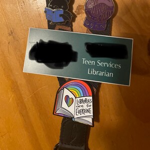Libraries Are for Everyone Enamel Pin Librarian Pride - Etsy