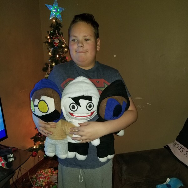 Ticcy Toby Plush Inspired by Creepy Pasta - Etsy