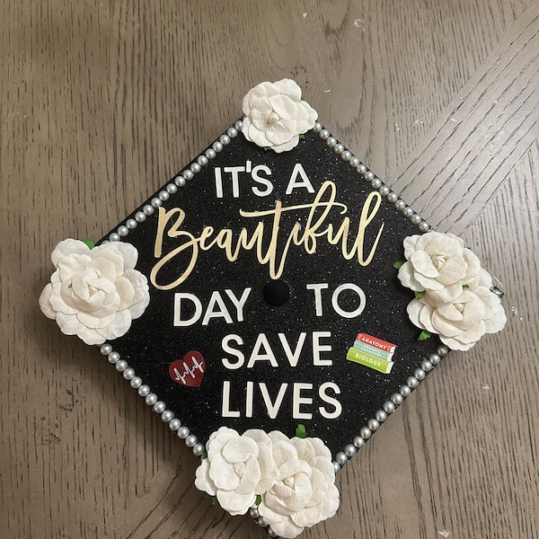 Blank Graduation Cap Topper SVG, Graduation Cap Topper Template SVG ...