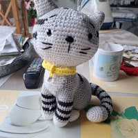 Patrón de crochet de gato atigrado / Amigurumi gatito pelirrojo - Etsy ...