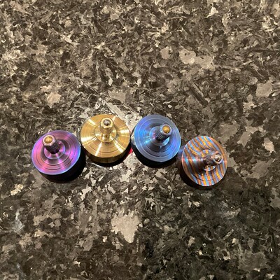 Precision Stainless Steel Spinning Top Everyday Carry Tungsten Contact ...
