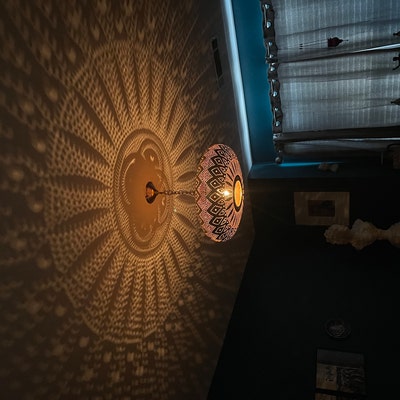 Handmade Brass Pendant Light Polished Solid Brass Shade - Etsy