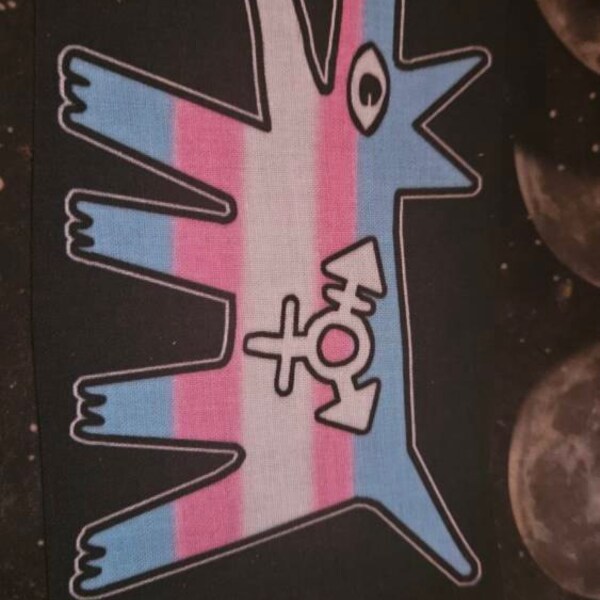 Trans Dog Patch Sew or Glue On - Etsy