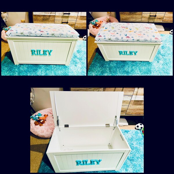 Girls Personalised Toy Box - Etsy