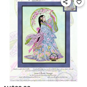 Summer Nymph Cross Stitch PDF - Digital Chart - Etsy