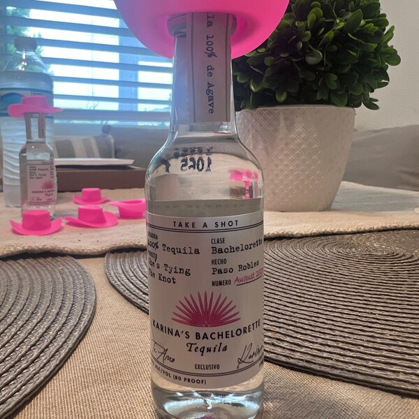 Bachelorette Casamigos Labels 50 Ml | Wife of the Party | Tequila Label ...