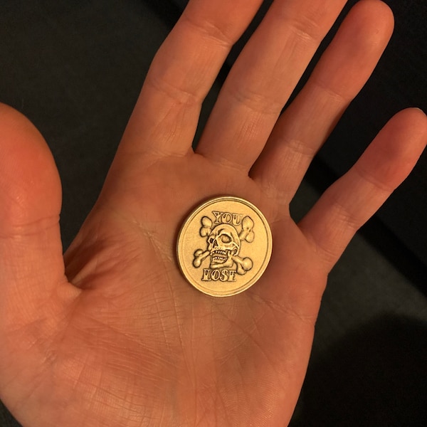I Win/you Lose Decision Maker Coin - Etsy