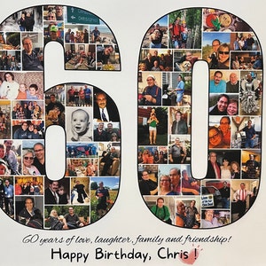Custom 90th Photo Collage Template Personalized 90 Birthday - Etsy