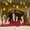 Barn Wood Nativity Stable, Wooden Manger, Creche, Set, Nativity Stable ...