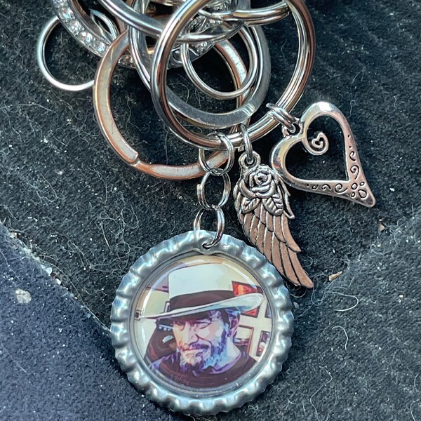 Memorial Keychain - Memorial Gift - Photo Memorial - Remembrance Gift ...