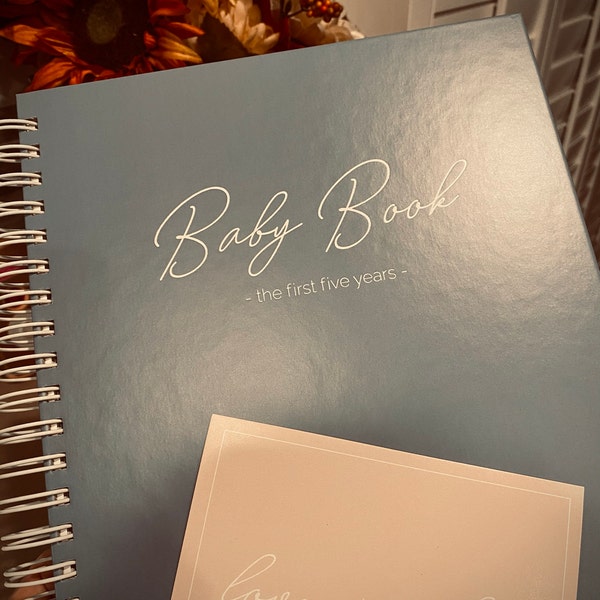 Buy Baby Book Gender Neutral Baby Gift Baby Memory Book Pregnancy ...