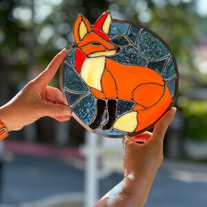Fox Stained Glass Pattern, Stained Glass Patterns, Digital Download ...
