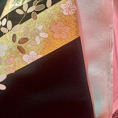 Vintage Japanese Silk Kimono Beautiful Pattern - Etsy