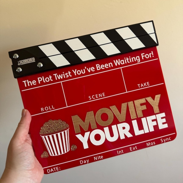 Personalized Clapper Board: Custom Film Slate, Director Gift - Etsy