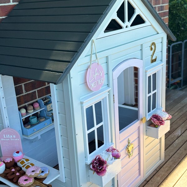 Personalised Acrylic Cubby House Sign | Kids Sign | Cubby House Decor ...