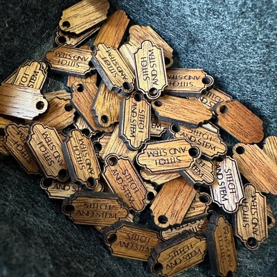 50 Laser Engraved Labels 0.5x2 Inches Made From Cork Fabric Cork Labels ...