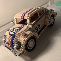 3D Perler Bead Pattern Beetle Car - Etsy Canada