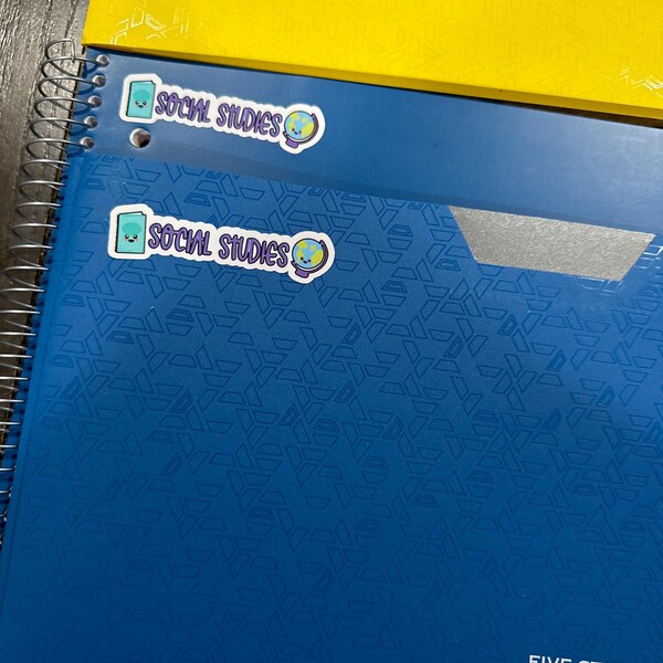 Custom Notebook Labels for School / Notebook Decoration Stickers ...