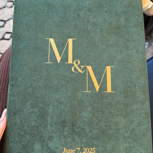 Personalized Wedding Celebrant Folder With Vows | A4 Ceremony Book for ...