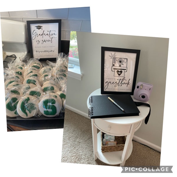 Graduation Signs Bundle, Printable Graduation Bundle, Graduation Table ...