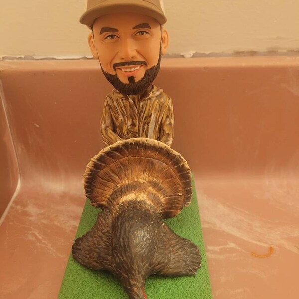 Personalized Fishing Bobblehead, Custom Fisherman Bobbleheads, Custom ...
