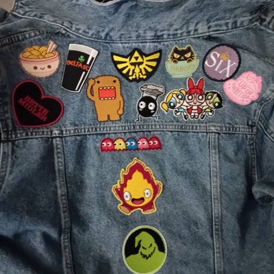 Round Popular Patches 6 DIFFERENT DESIGNS Embroidered Sew on / - Etsy UK