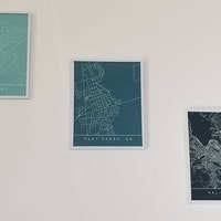 BOSTON CITY MAP Line Art City Map Road Map of Boston Minimalist City ...