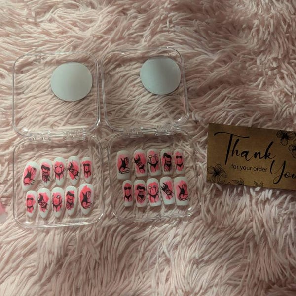 Fourth Wing Original Press on Nails, Dragon Press on Nails - Etsy Canada