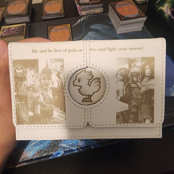 Customized Engraved White MTG 300+ Card Box, Commander Deck, TCG Box ...