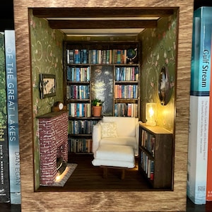 Book Nook Kit, Diorama, 'double Wide' Diorama Book Nook DW, Blank ...
