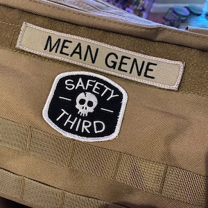 Safety Third Embroidered Patch Safety 3rd Emblem Heat Apply or Sew On ...
