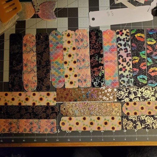 Bookmark SVG, Faux Leather Book Mark, Gift Box Card Stock Template ...