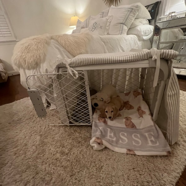 Ruffled Crate Cover - Etsy