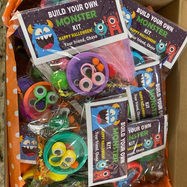 Halloween MONSTER Kit| Build Your Own Monster| Halloween Classroom ...