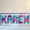 Custom NAME SIGN Made With LEGO® Bricks and Plates / Door or Wall Sign ...