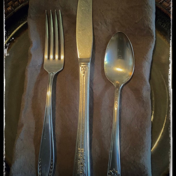 Mismatched Silverware, Vintage Mix Match Silverplate, Bulk Silverware ...