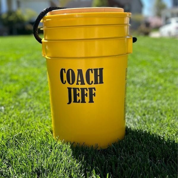 Baseball Gift Softball Gift - Custom Bucket, Baseball Bucket, Softball ...