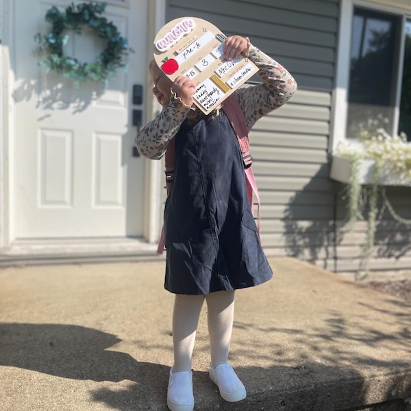 First Day of School Sign | Changeable Back to School Sign ...