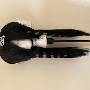 Custom Scene Kid Raccoon Tail Hair Extension - Etsy