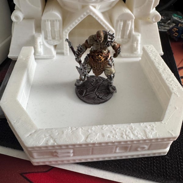 Orc Orog / Half-orc Fighter Barbarian DND Resin 28mm Scale Dungeons ...