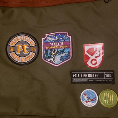 RAPTOR Truck Embroidery Patch Morale Red F150 Hook and Loop Glow in the ...